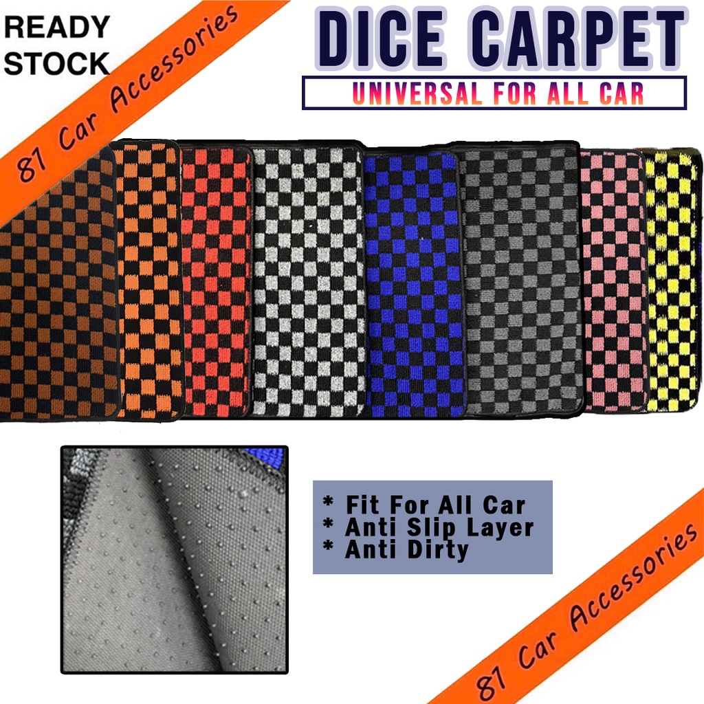 [81] Checkmate Dadu Karpet Dice Carpet Universal Thailand Floor Mat ...